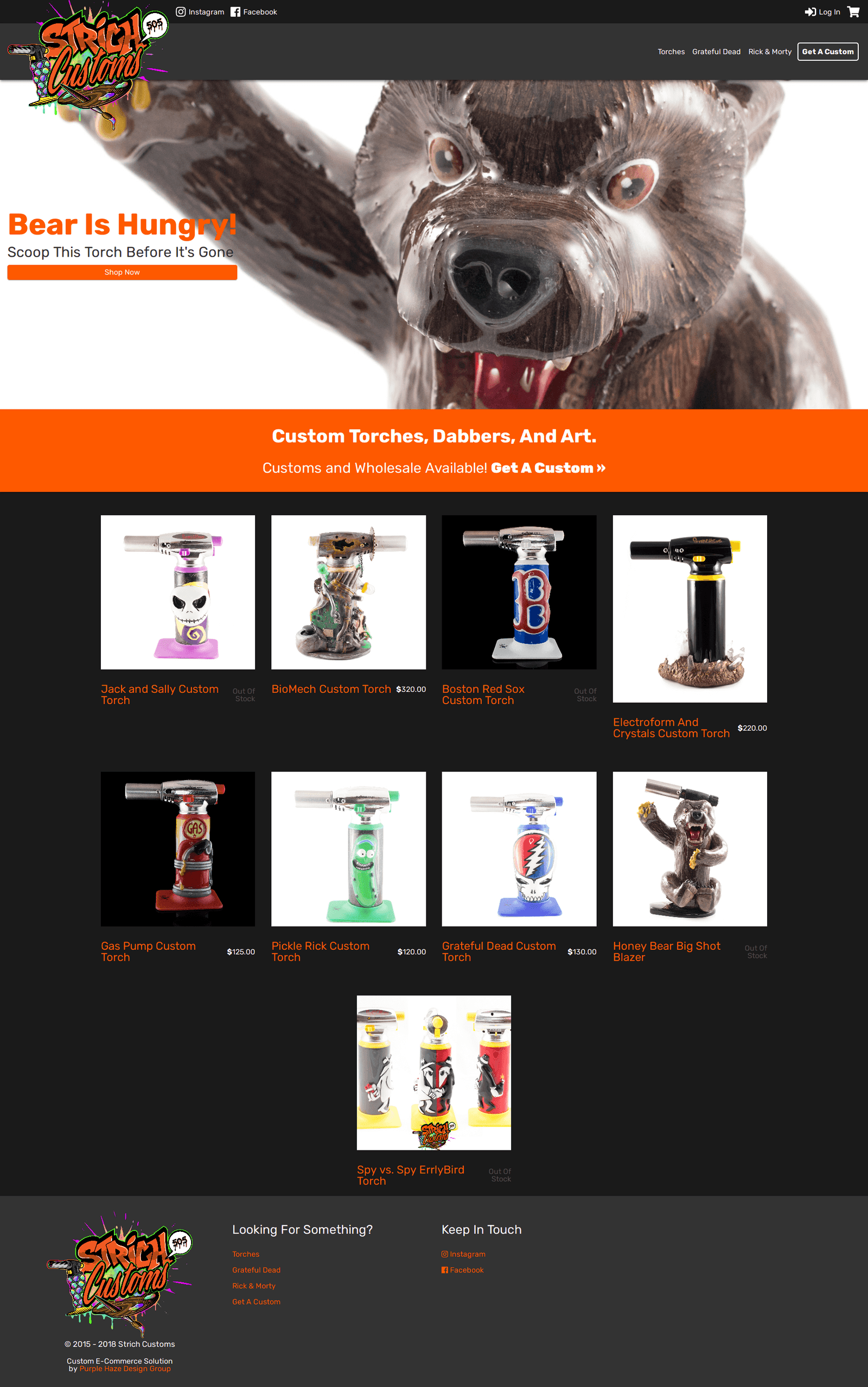 Strich Customs - WooCommerce Store » Jack Harner