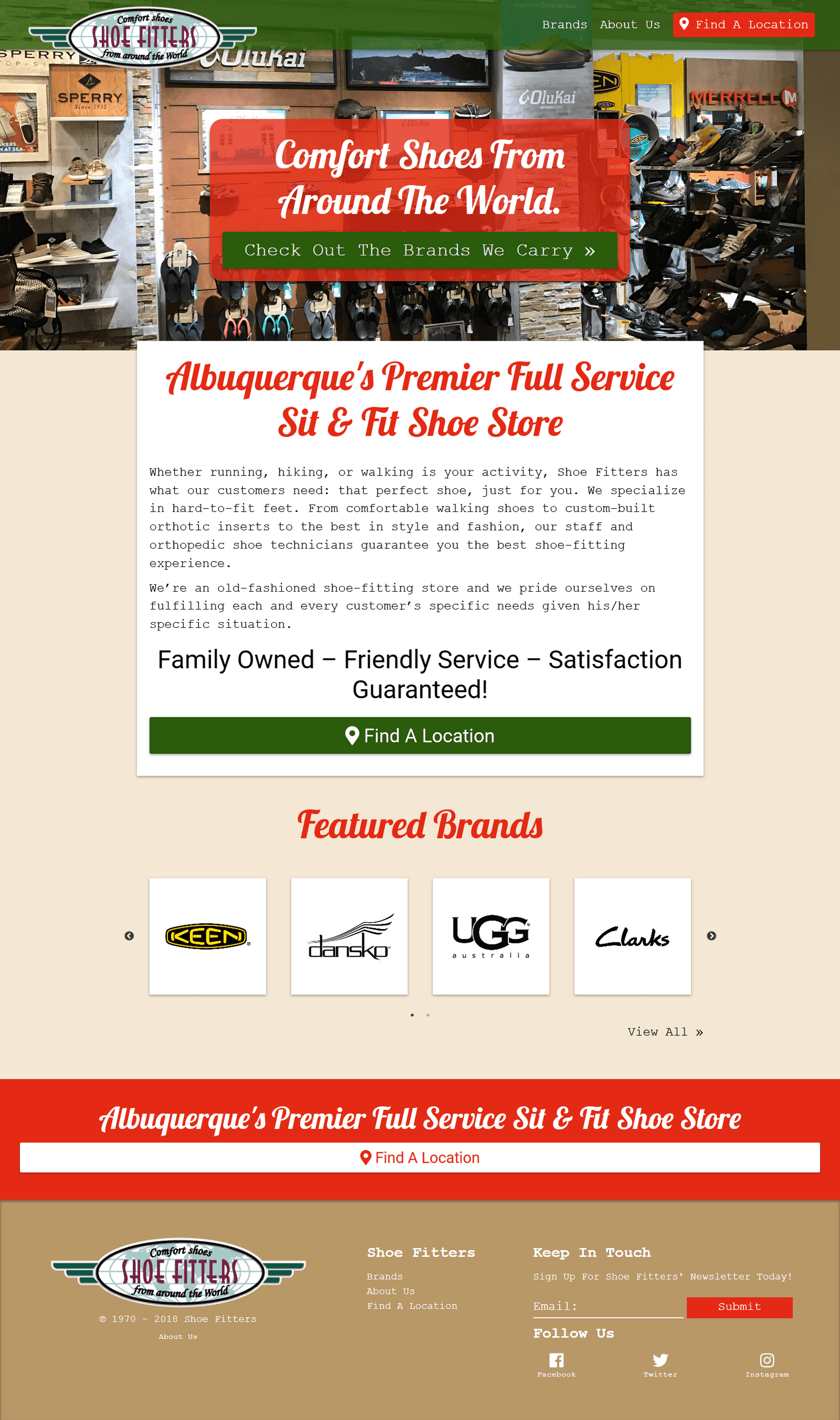 Shoe Fitters - WordPress Site » Jack Harner